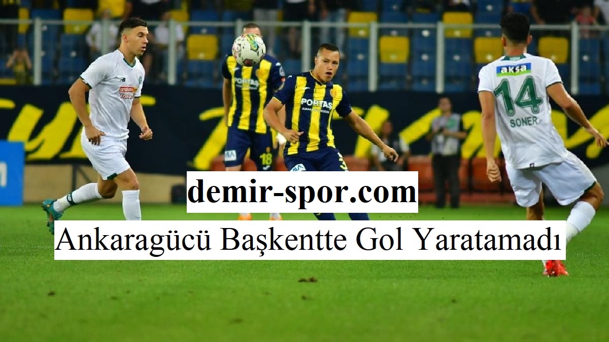 Ankaragücü Başkentte Gol Yaratamadı - Adana Demirspor